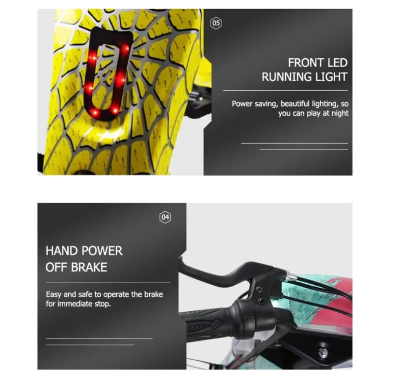 Universe 3-Wheel Drifter 360 Scooter for Kids with Bluetooth