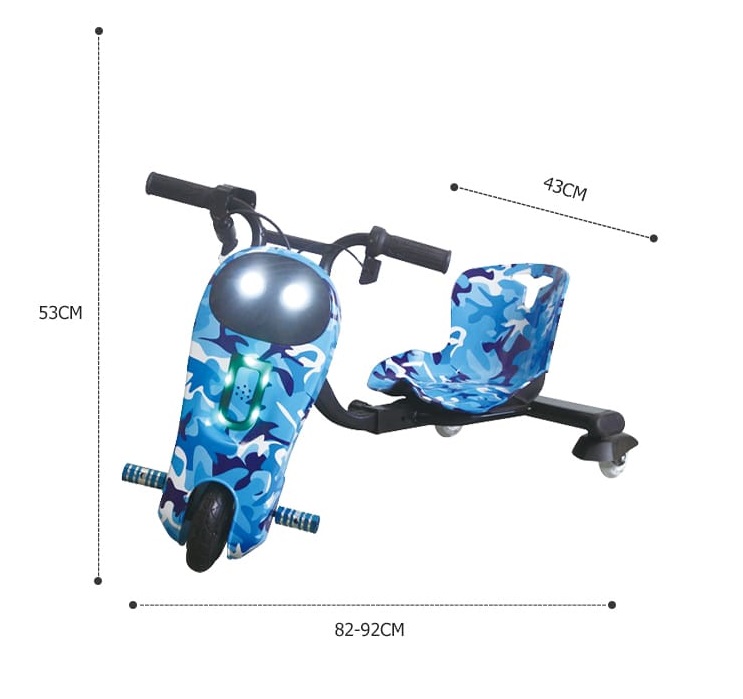 Universe 3-Wheel Drifter 360 Scooter for Kids with Bluetooth