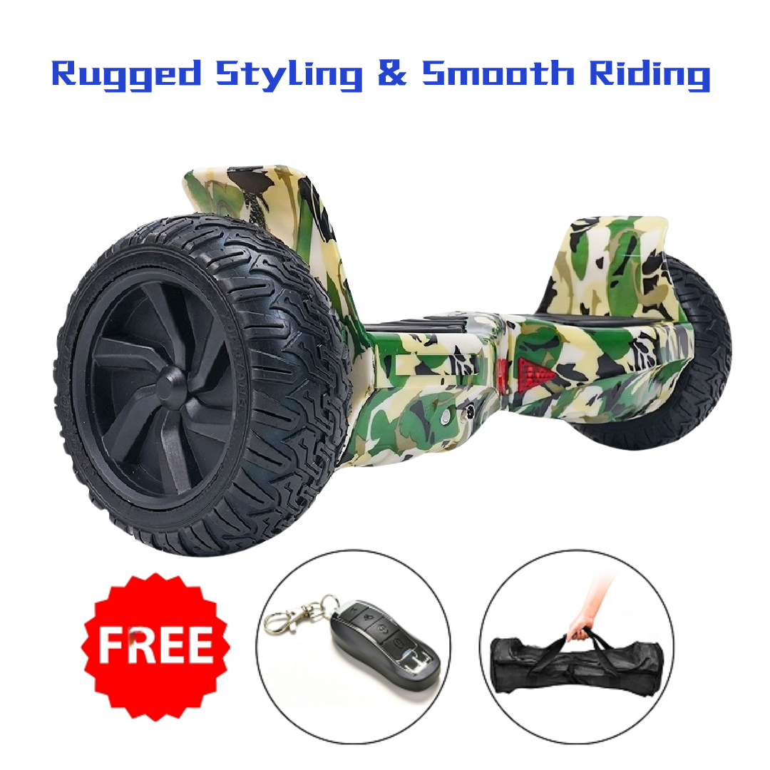 Buy 9 Inch Off Road Green Military Hoverboard
