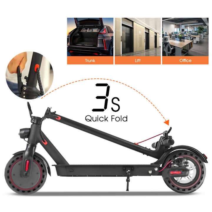Hoverboards India - Buy Foldable Eco Electric Scooter : Black
