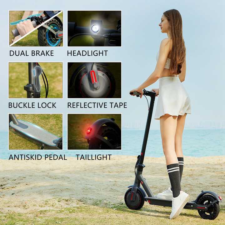 Hoverboards India - Buy Foldable Eco Electric Scooter : Black